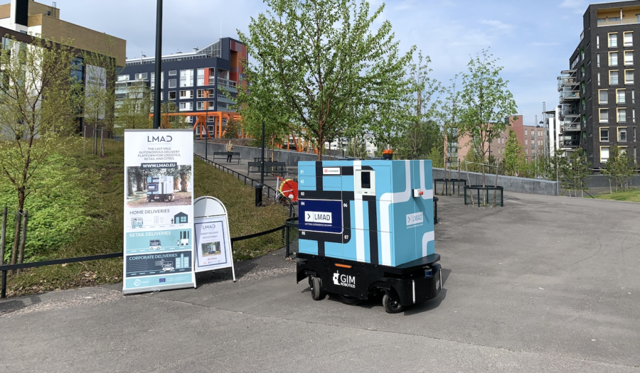 LMAD: Autonomous B2C parcel deliveries in Helsinki, Finland