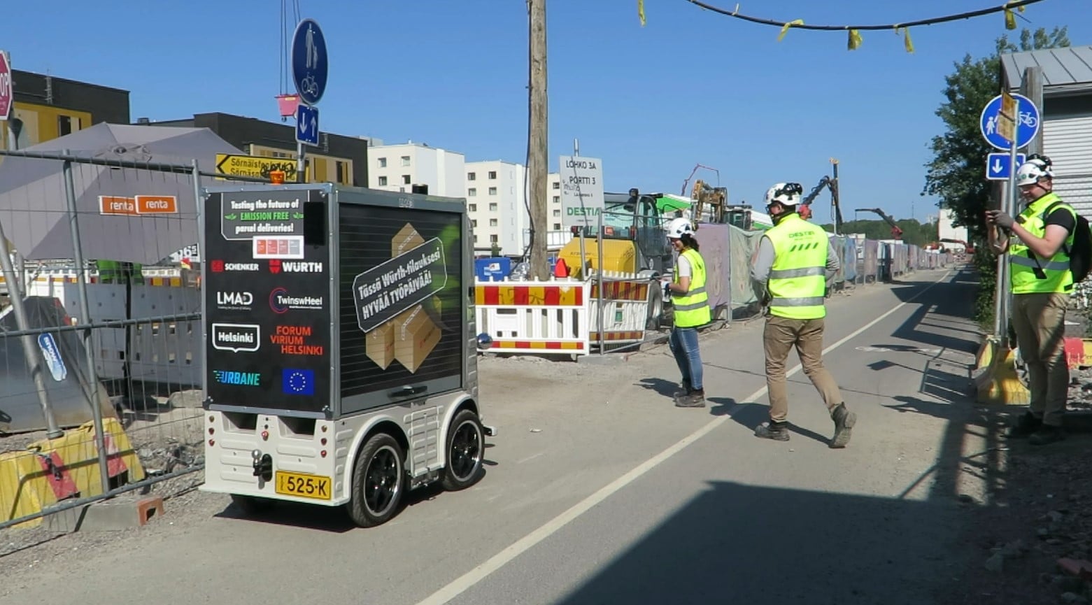 Robots' role in on-site delivery at industrial sites | LMAD